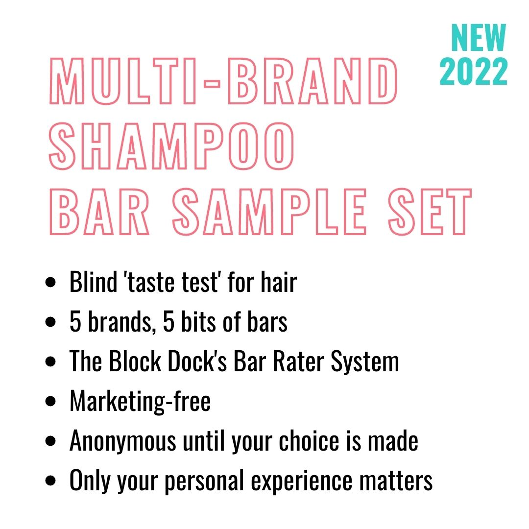 Shampoo & Conditioner Bar Sample Sets - test 5 brands, 5 bits of bars ...