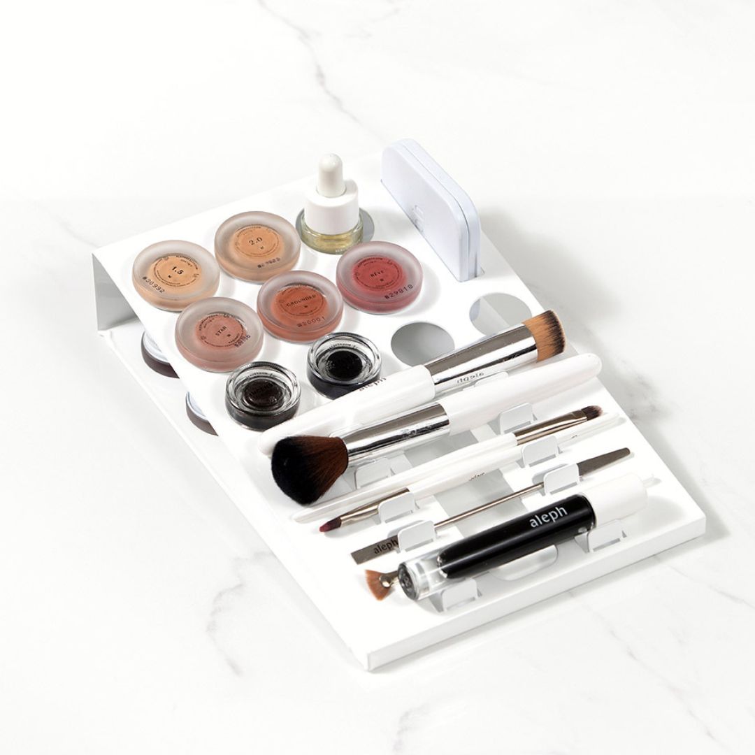 Aleph Make Up Tray with Base for Face and Eye Products – The Block Dock